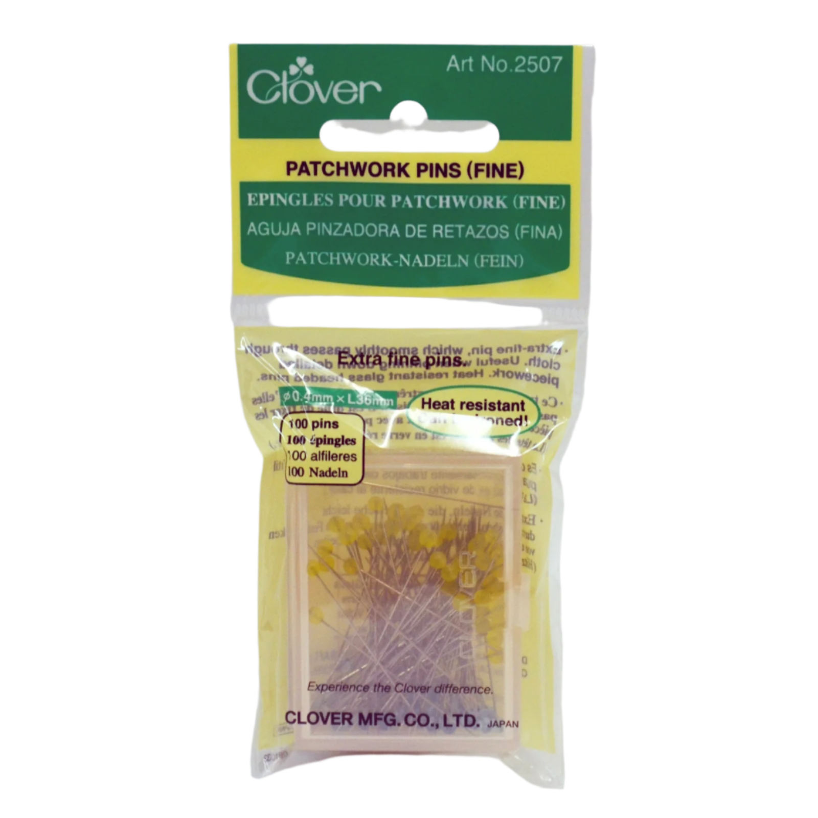 Clover Patchwork Pins (FINE) – Panda Trim