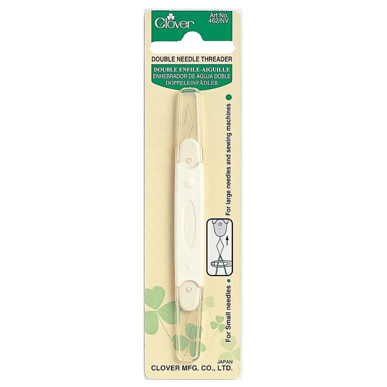 Clover Double Needle Threader – Panda Trim