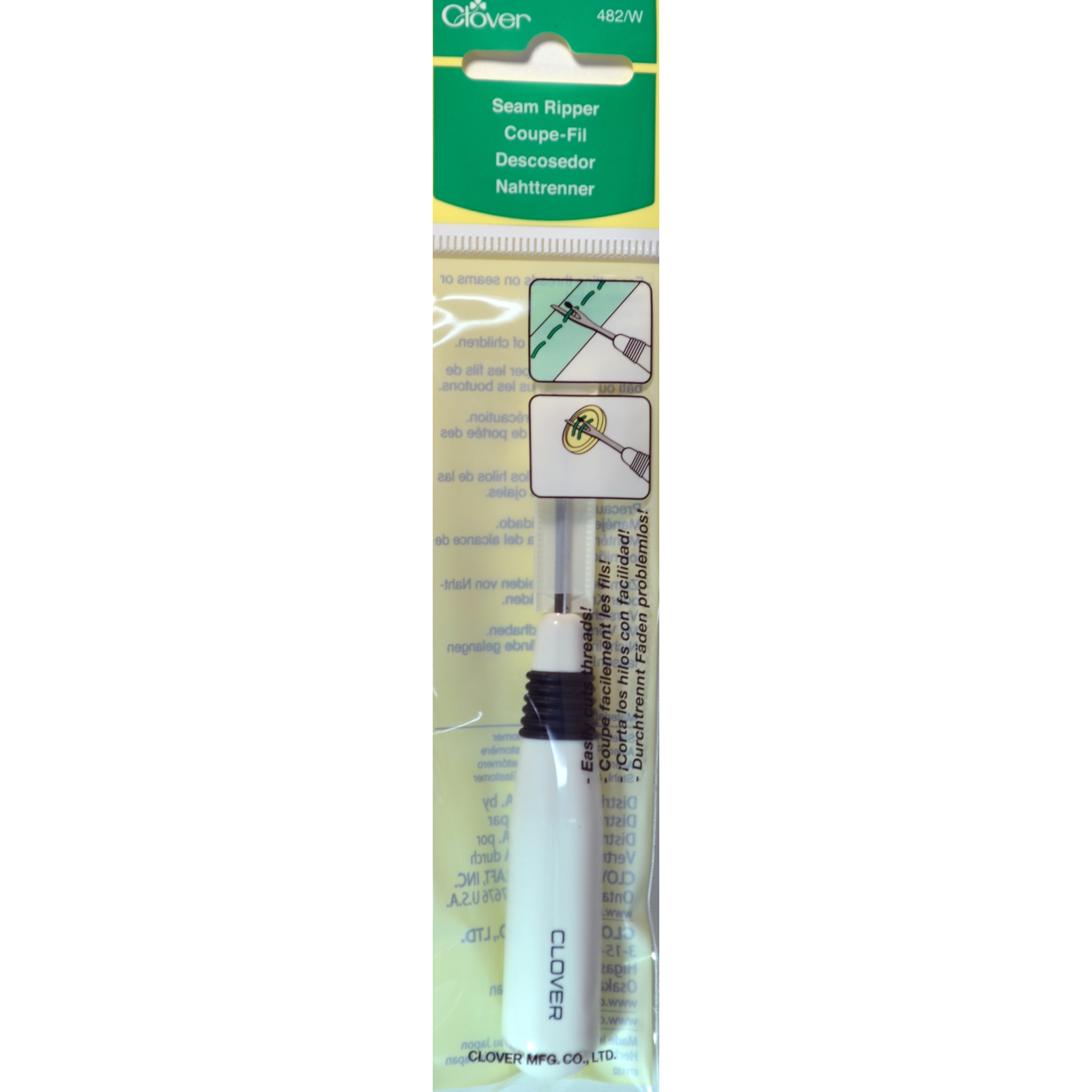 Clover Seam Ripper White – Panda Trim