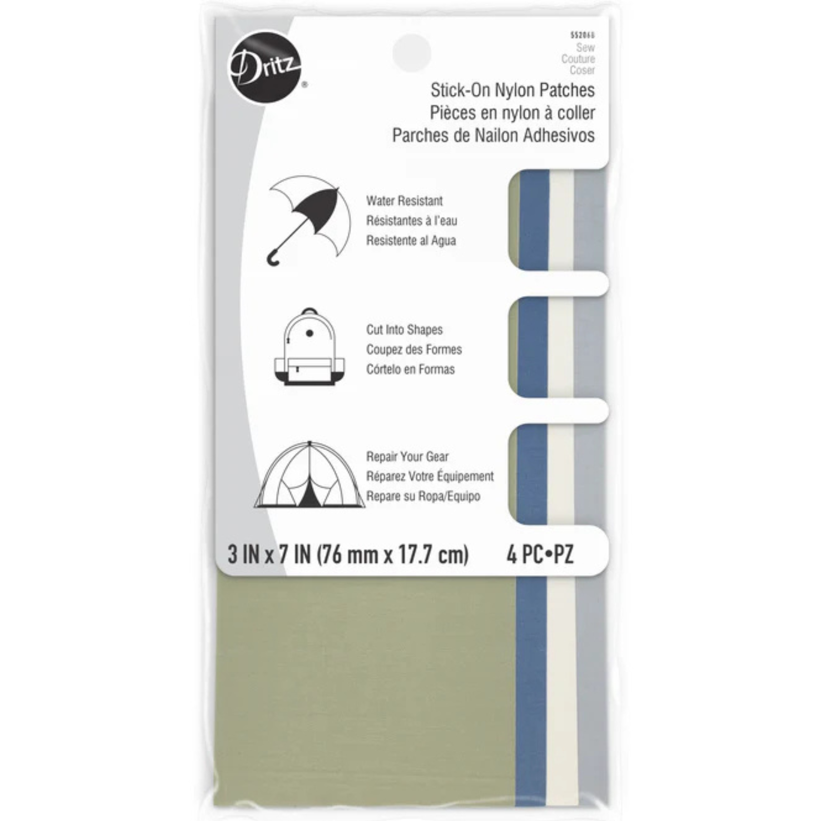 Dritz Stick-On Nylon Patches – Panda Trim