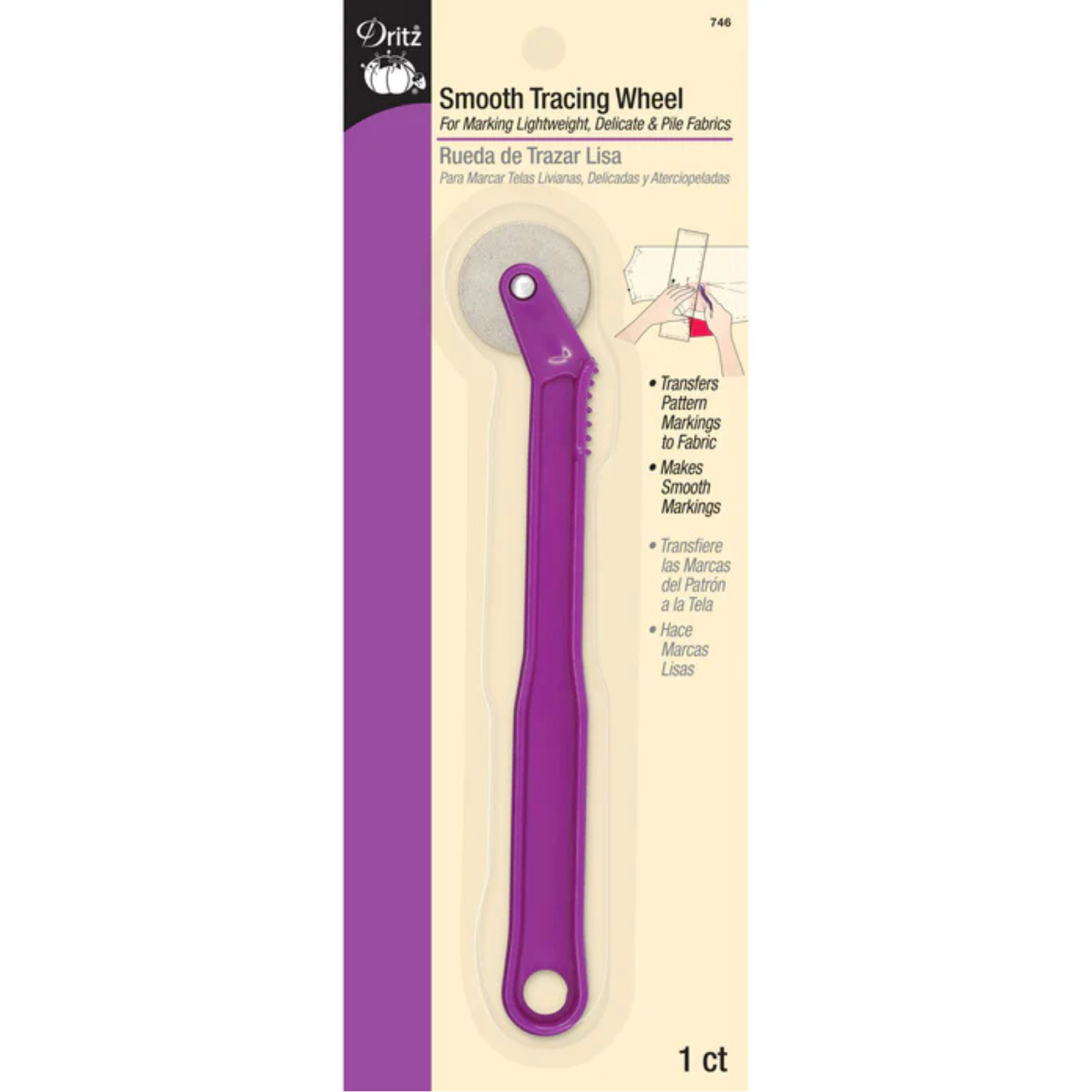 Dritz Smooth Tracing Wheel – Panda Trim