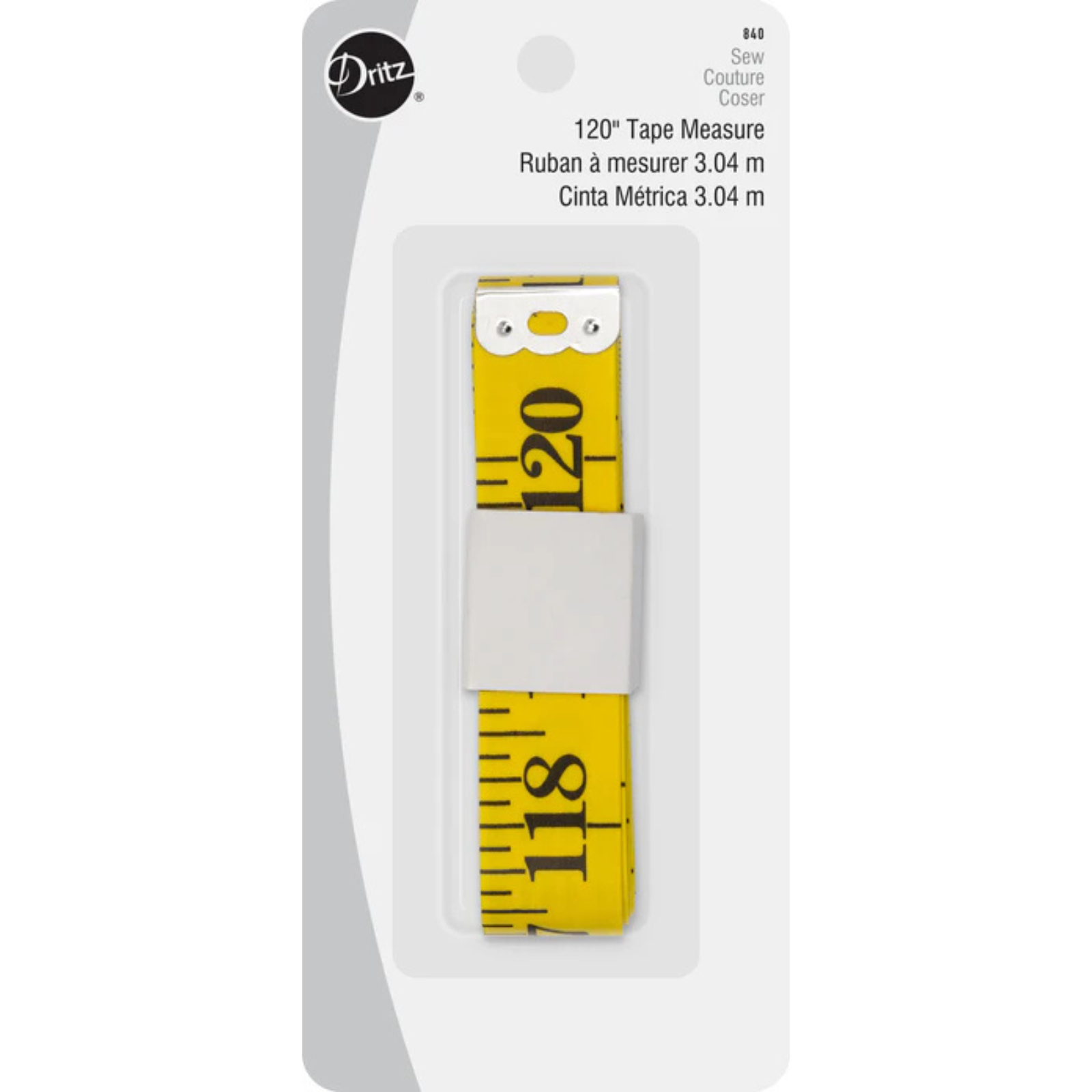 Dritz Quilters Tape Measure 120" – Panda Trim