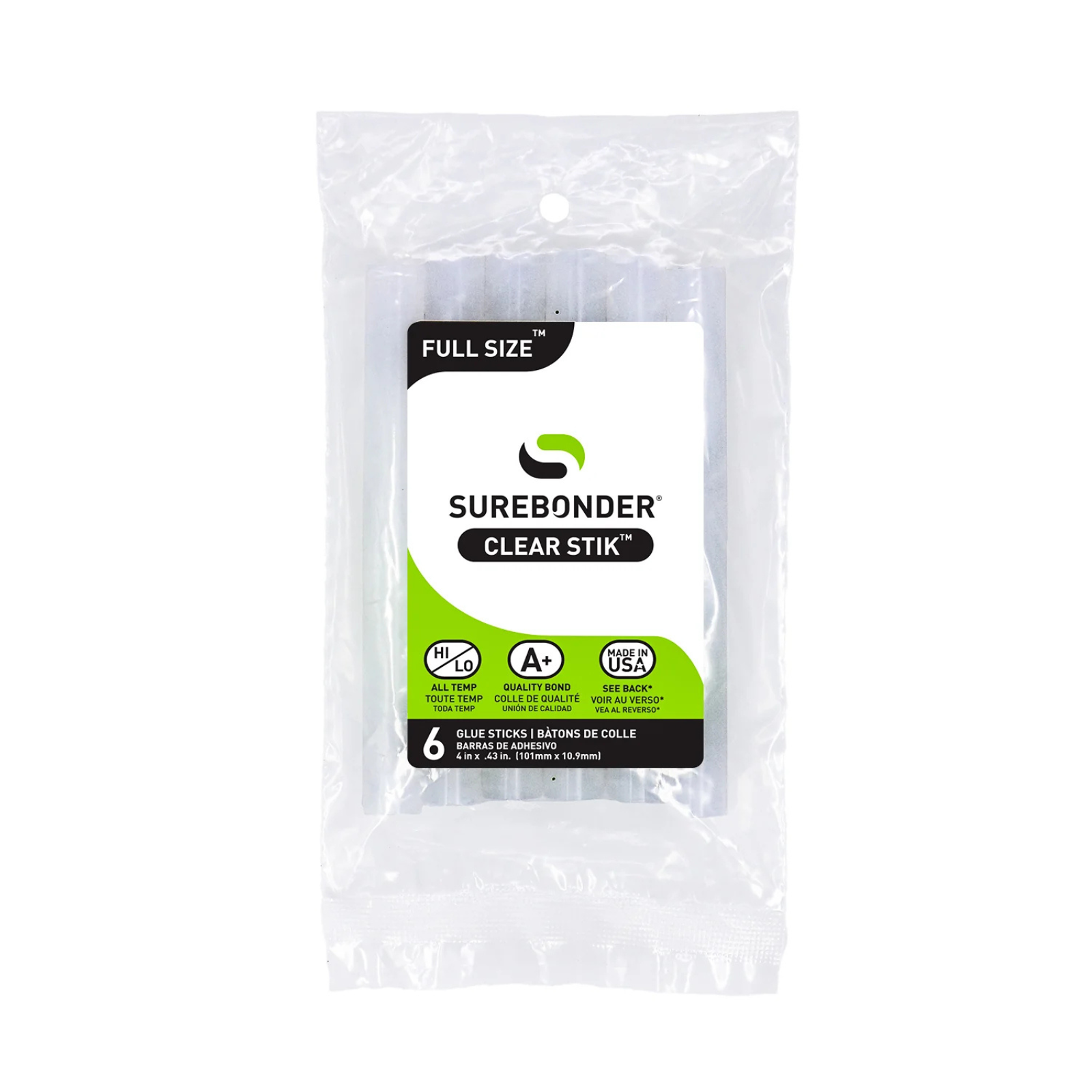 Surebonder Clear Stik DualTemp - Full Size – Panda Trim