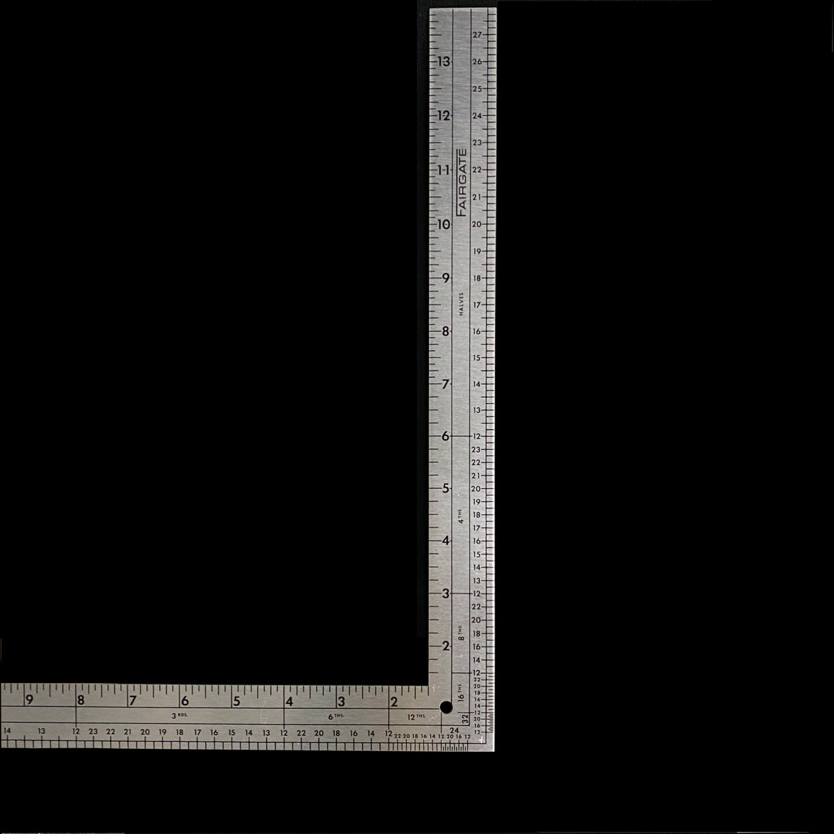 Fairgate Metal L-Square Ruler 14x24 – Panda Trim